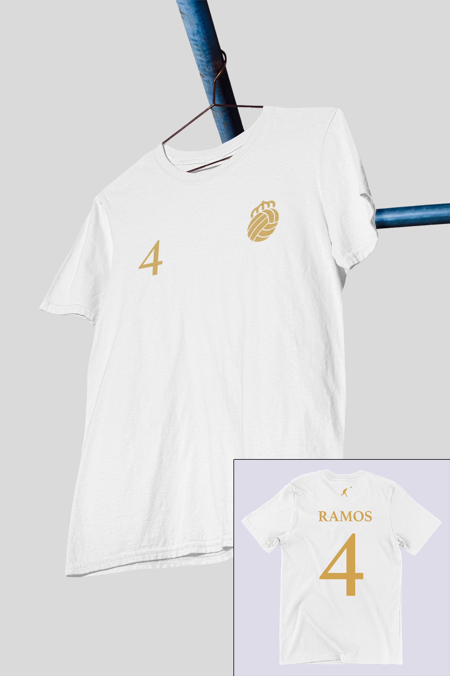 Ramos Los Blancos Tribute White Tee – Football Fashion