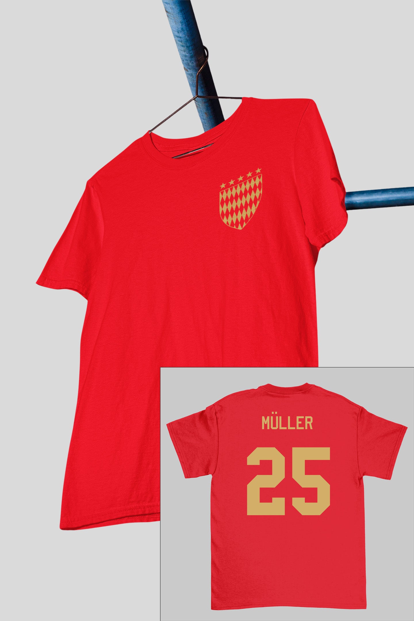 Munich Muller Tribute Red Tee – Football Fashion